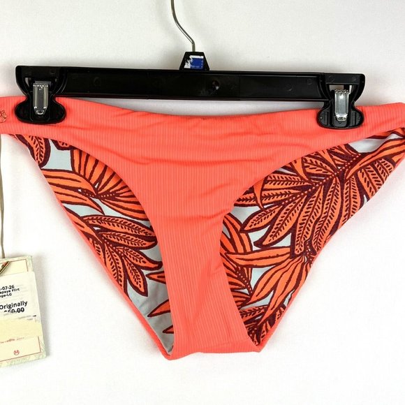 Maaji | Swim | Maaji Womens Orange Reversible Bikini Bottom Size Large ...